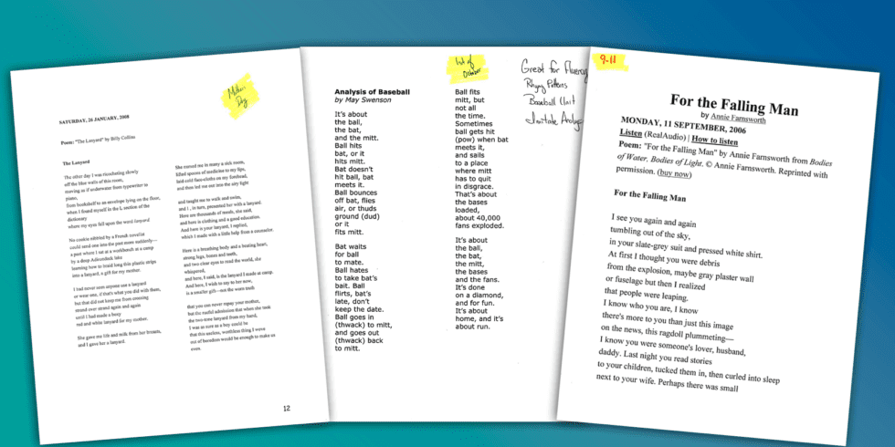 Celebrate National Poetry Month all year long