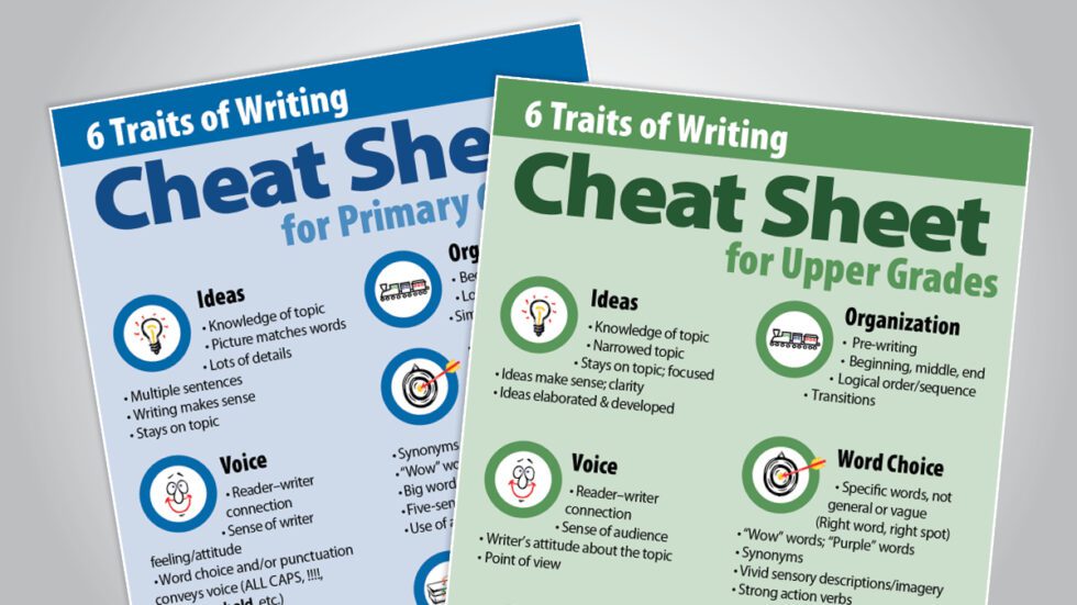 Use a Cheat Sheet to recognize the 6 Traits